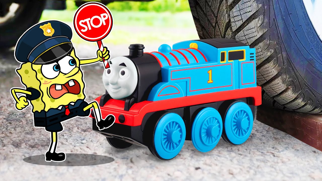 Nooo !! Police Stops Car Crushing Thomas the Train exe 🚓 Crushing ...