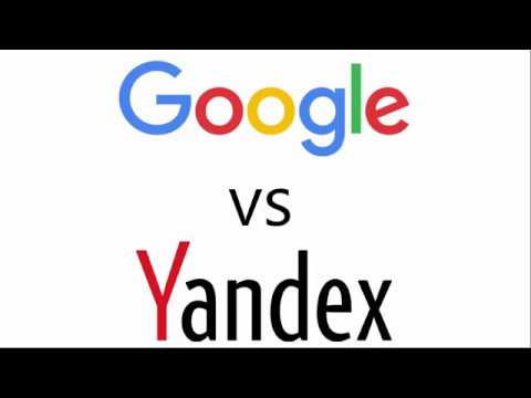 comparison google vs yandex - YouTube