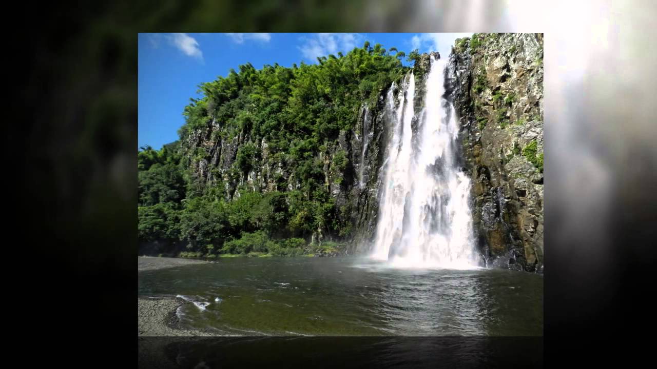 La cascade Niagara à Sainte Suzanne, île de la Réunion - YouTube