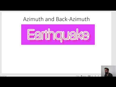 Azimuth and Back-Azimuth - YouTube