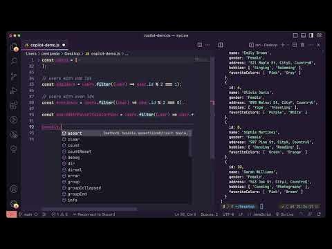 Copilot Demo using JavaScript (Taglish) - YouTube