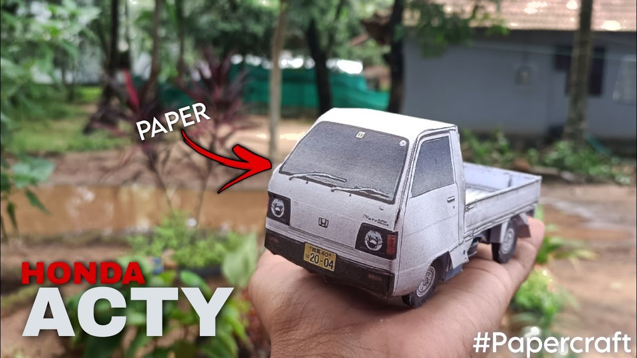 Lets create a KEI truck with paper | Honda Acty with paper | lavahi ...