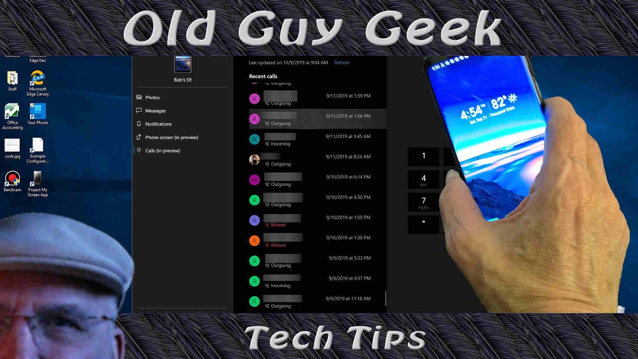 Microsoft Your Phone App - Make Cell Phone Calls From Your Desktop or ...