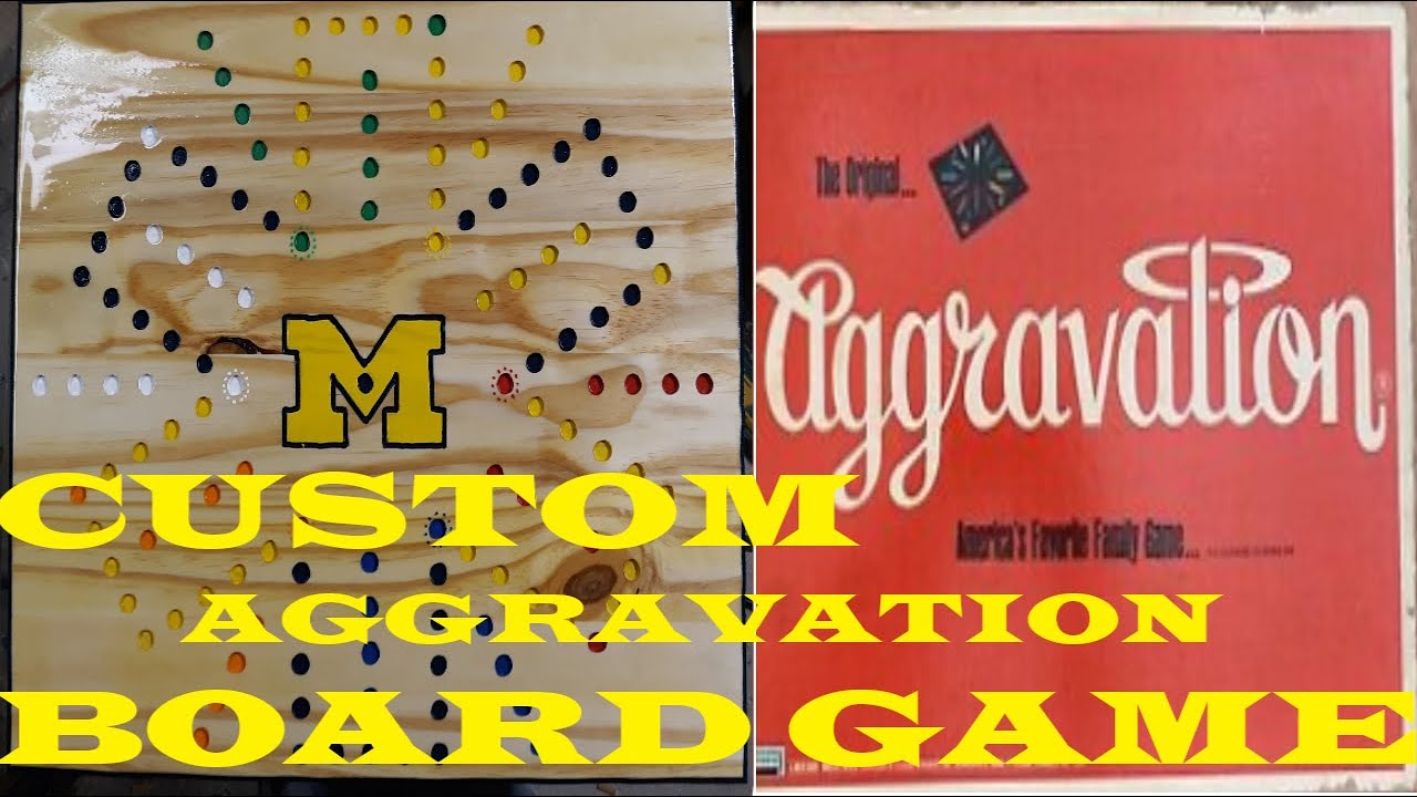 Custom Aggravation Board Game - YouTube