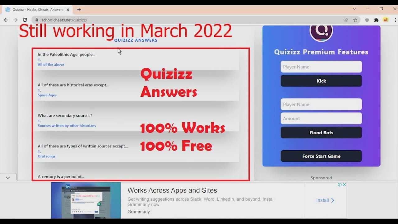 How to look Quizizz Answer in March 2022 - YouTube