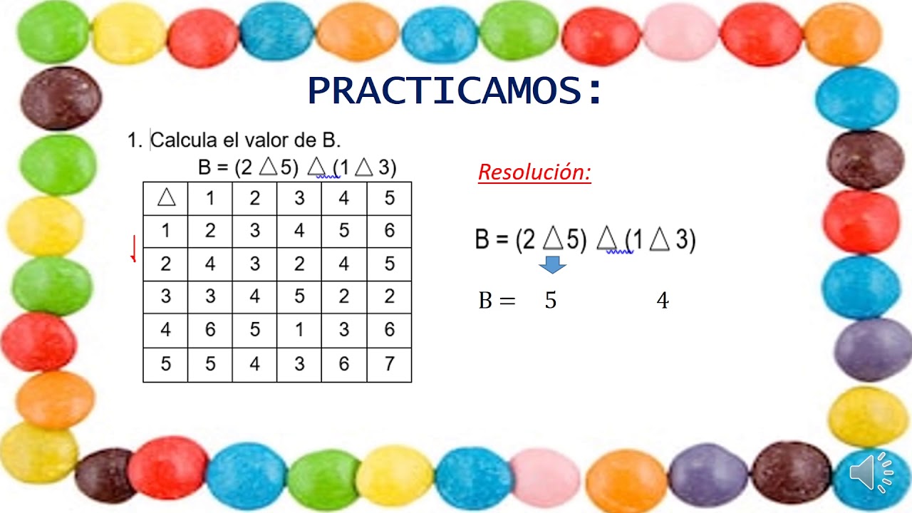 Operadores matematicos con tabla - YouTube