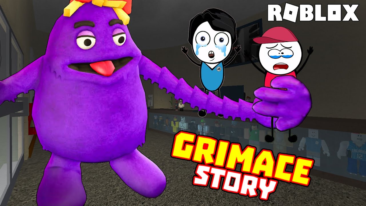 Roblox Grimace Shake Story Chapter 2 - Scary Obby | Khaleel and Motu ...