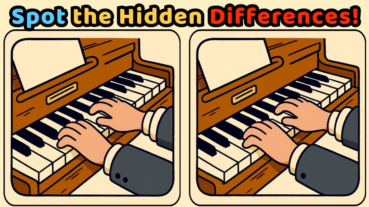Spot The Difference : Tricky Mistakes That Will Test Your Focus - YouTube
