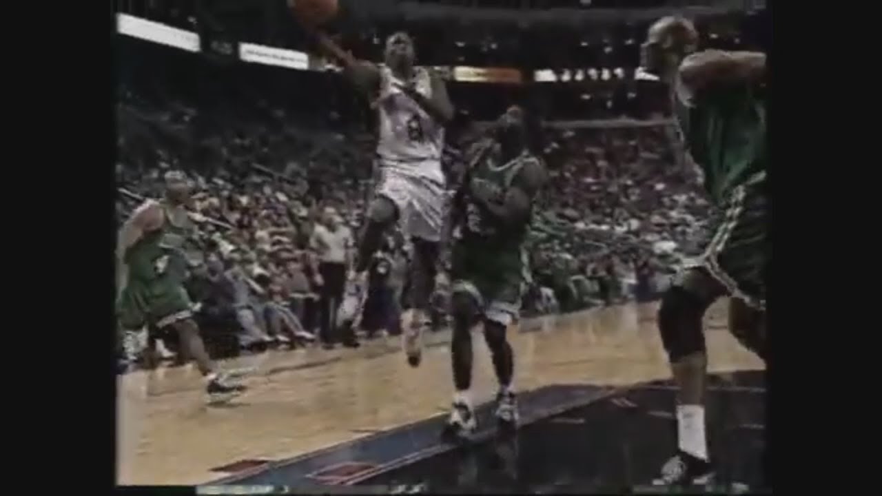 Doug Overton 19 Points 5 Ast Vs. Celtics 1996-97. - YouTube