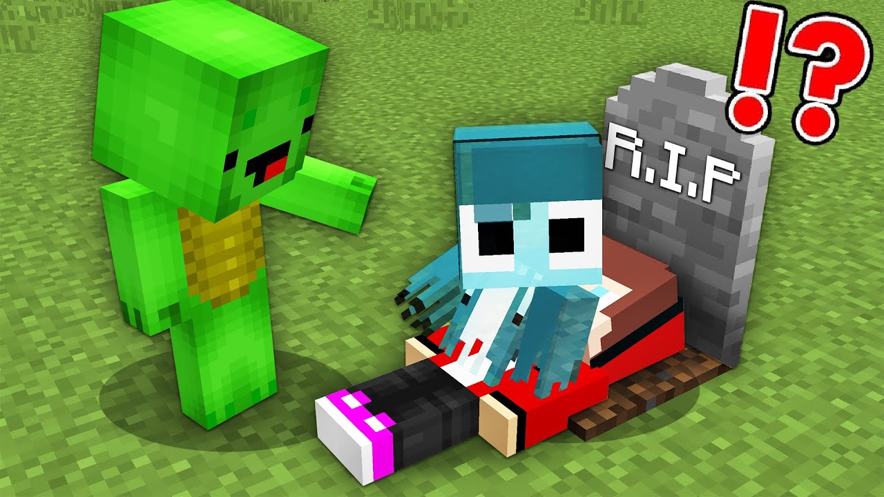 JJ Pranked Mikey as a Ghost in Minecraft Challenge (Maizen Mazien Mizen ...