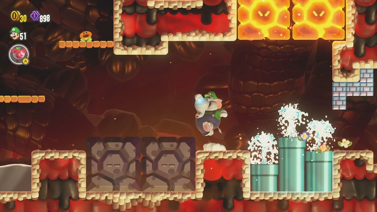 Break Time: Hot-Hot Rocks! All Purple Coins, 100% Walkthrough! *Super ...