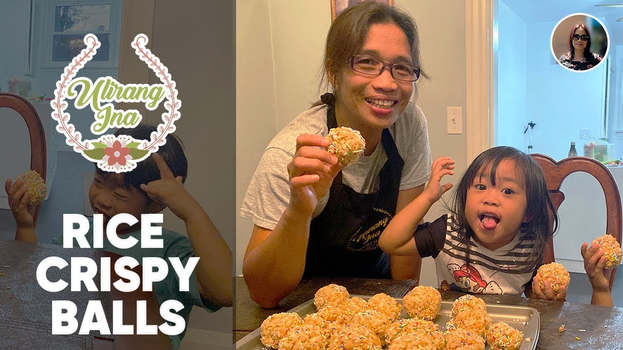 How To Make Easy Rice Crispy Ball | Pinoy Pop Rice | Cooking With Apo ...