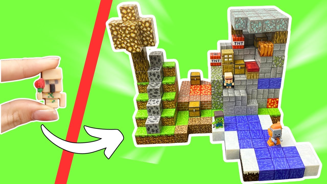 Minecraft Stone Apartment Building Epic Block Design ASMR | The ...