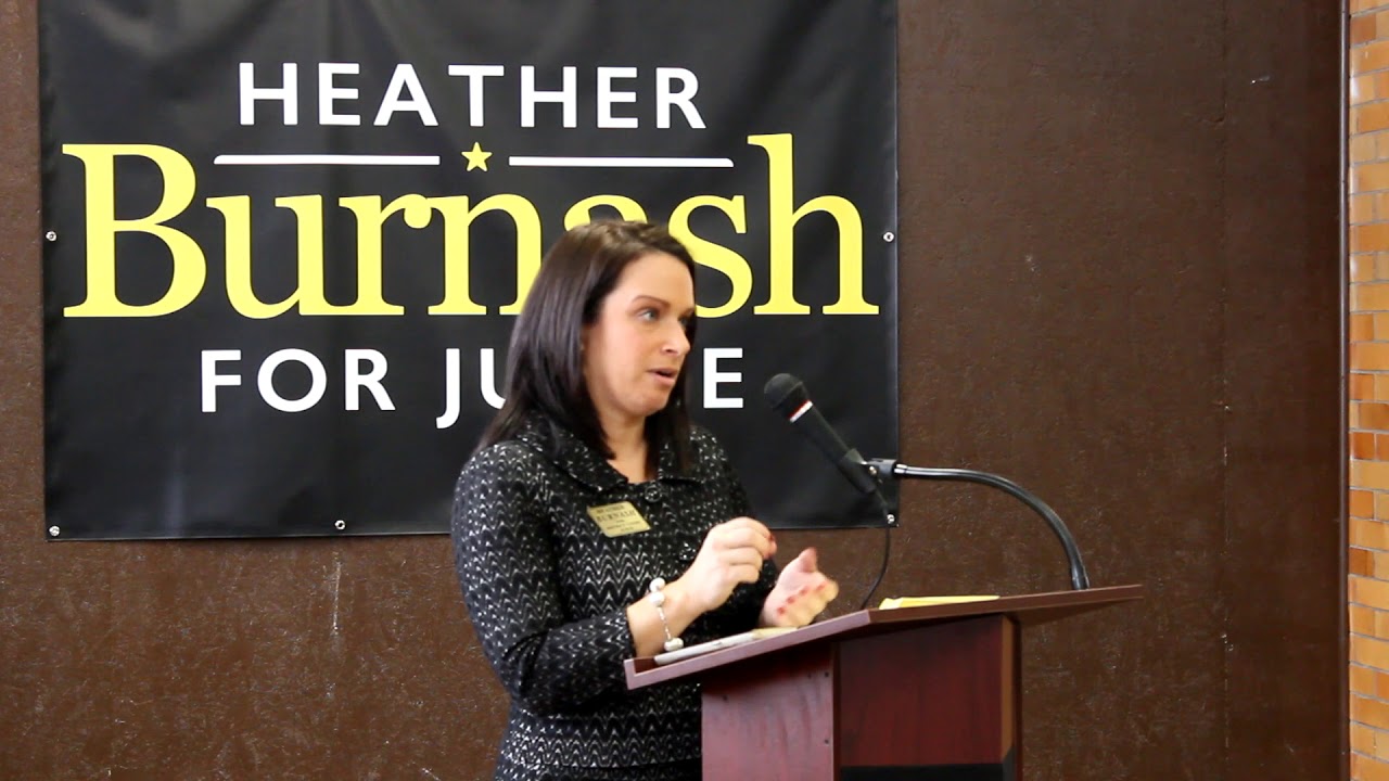 Burnash Official Campaign Kick Off for Judge - YouTube