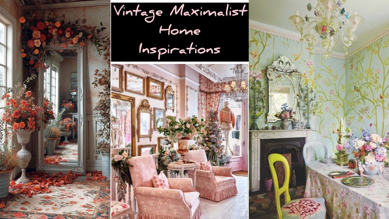 🥀New🥀 VINTAGE MAXIMALIST 2024 Transform Spaces through Maximalist Home ...