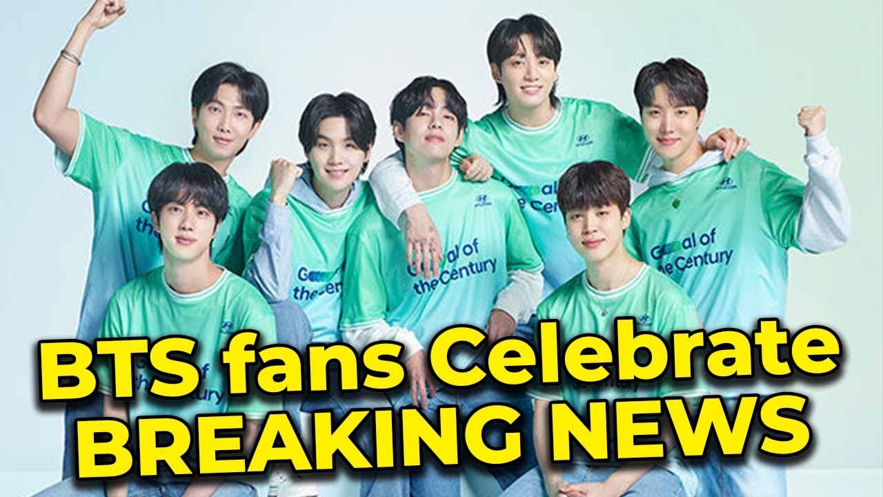 Unbelievable news about BTS! BTS fans celebrate!! - YouTube