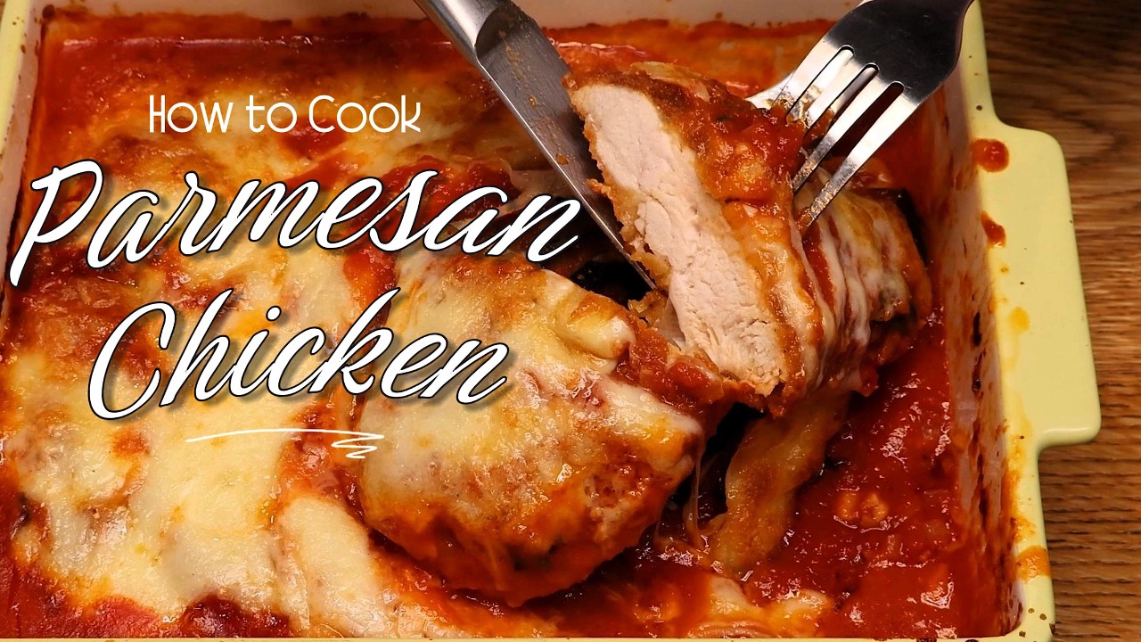 Chicken Parmesan Recipe | Homemade Marinara Sauce and Juicy Chicken ...