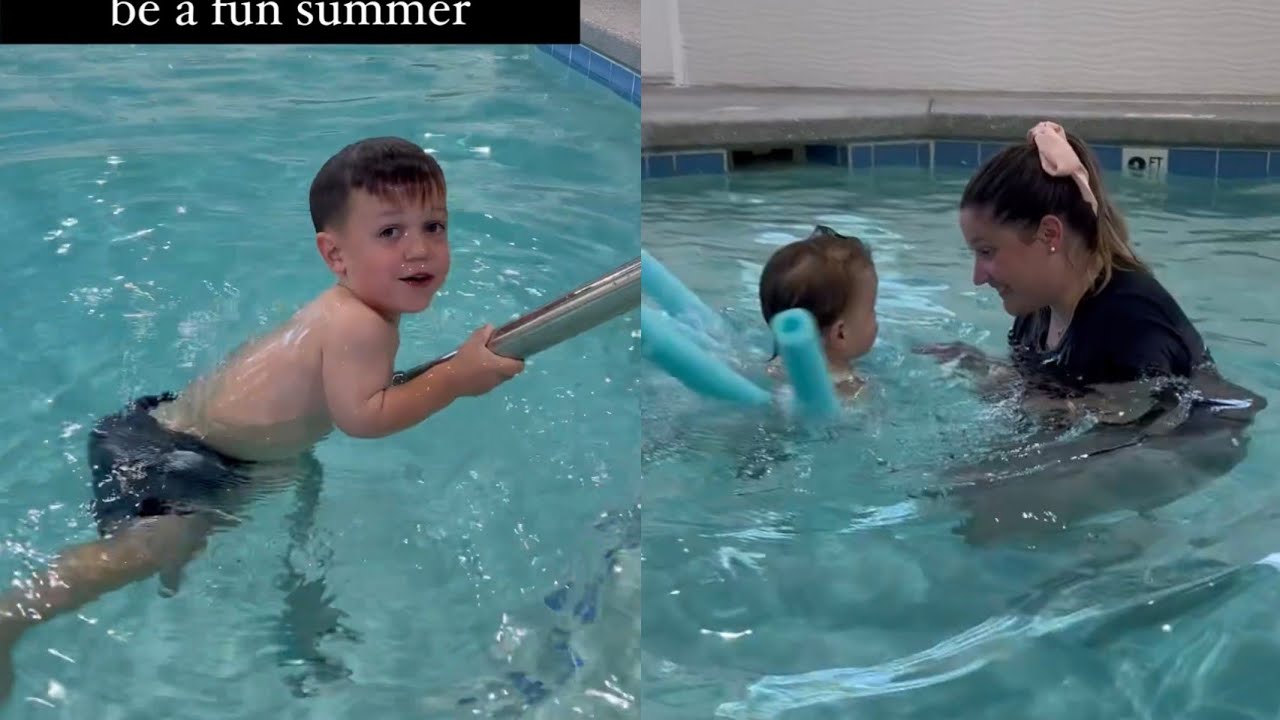 Zach Roloff and Tori Roloff Swimming Lessons 2023 - YouTube