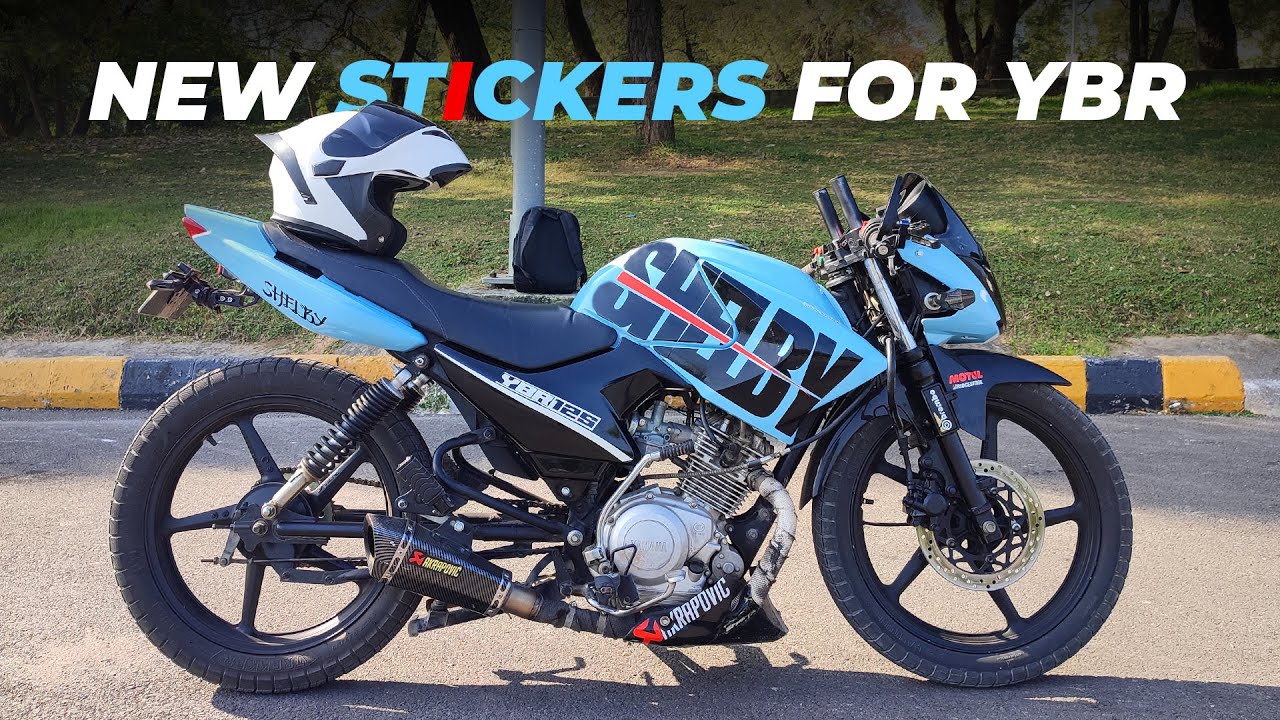 New Graphics for YBR 125 | YBR Stickers | SHELBY - YouTube