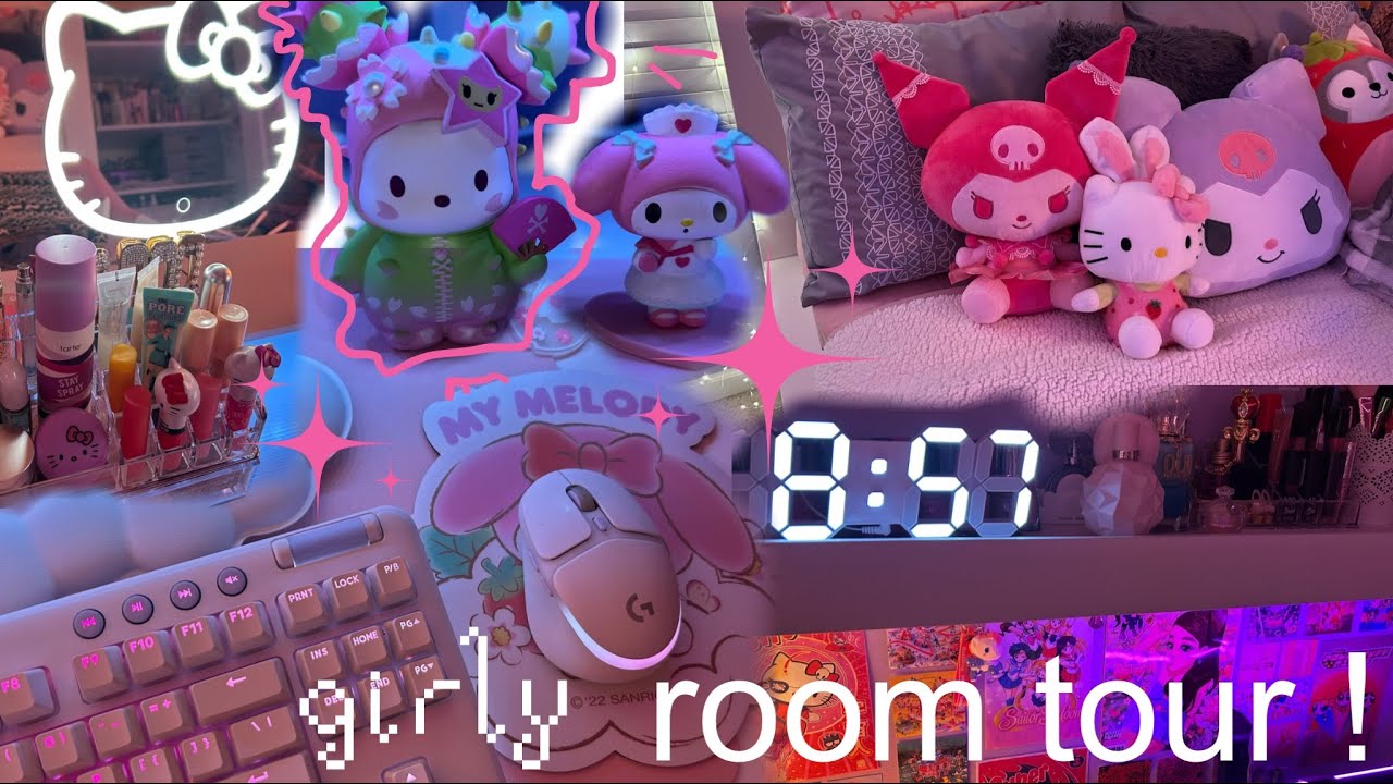 My Cute Room Tour ♡⋆˚ ˖° - YouTube