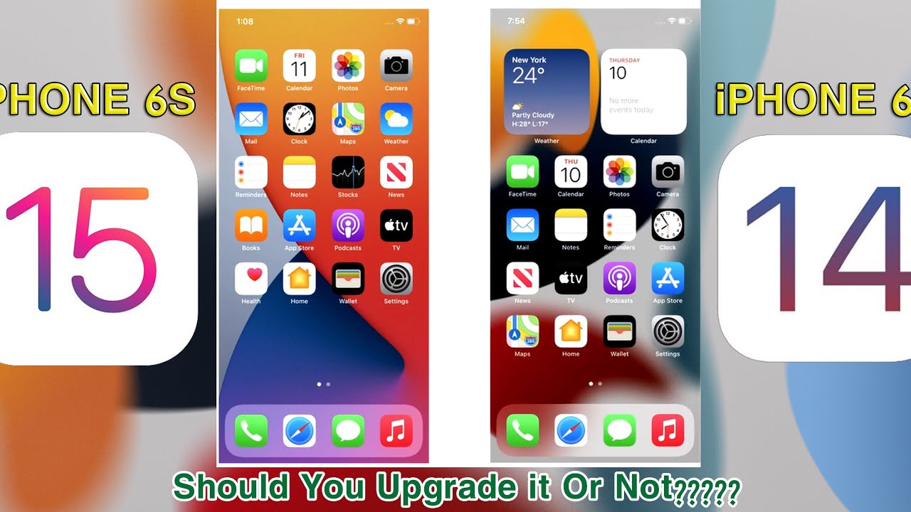iOS 15 on iPhone 6s | iOS 14 vs iOS 15 on iPhone 6s in 2021#apple #ios ...