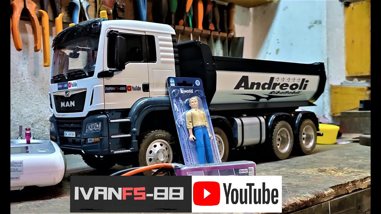 UNBOXING MAN TGS 550 8X8 RC 1/16 BY @MAGOMHRCsl #MAGOM #rctruck #rc # ...