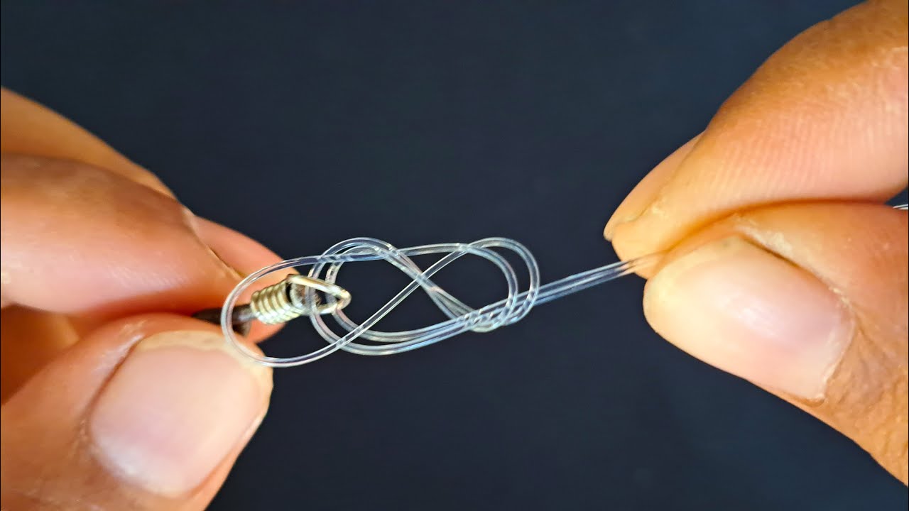 Simple and Powerful knot for swivel and hook - YouTube