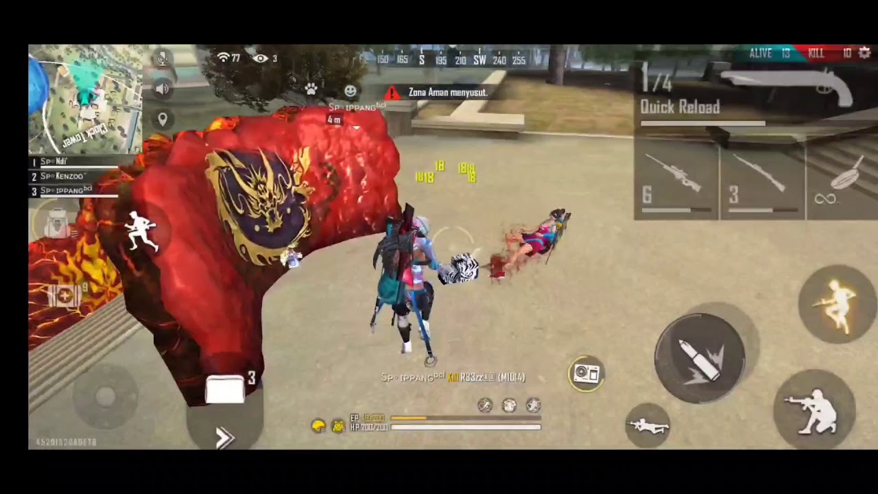 PAKE AWM TERBARU+KAR18 KILL 15 - YouTube