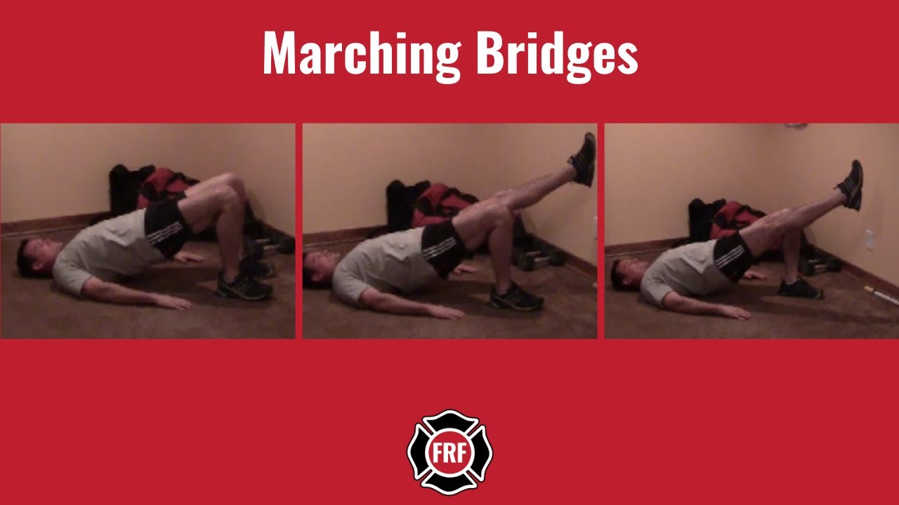 Core Exercise- Marching Bridges - YouTube