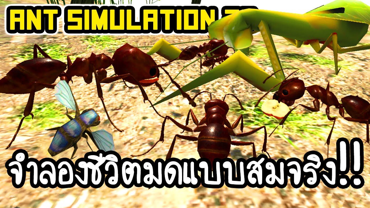 Ant Simulation 3D #1 - จำลองชีวิตมดแบบสมจริง!! [ เกมส์มือถือ ] - YouTube