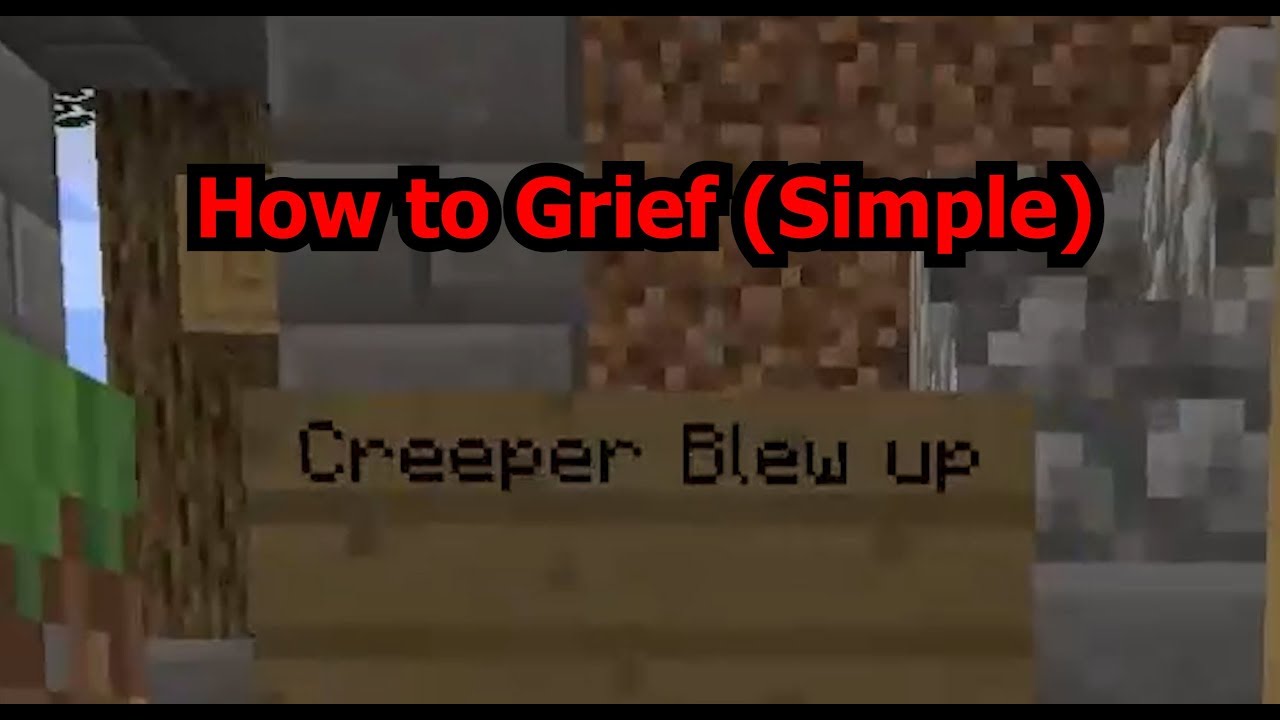 How to GRIEF your FRIEND"S HOUSE in MINECRAFT (SIMPLE TUTORIAL ...