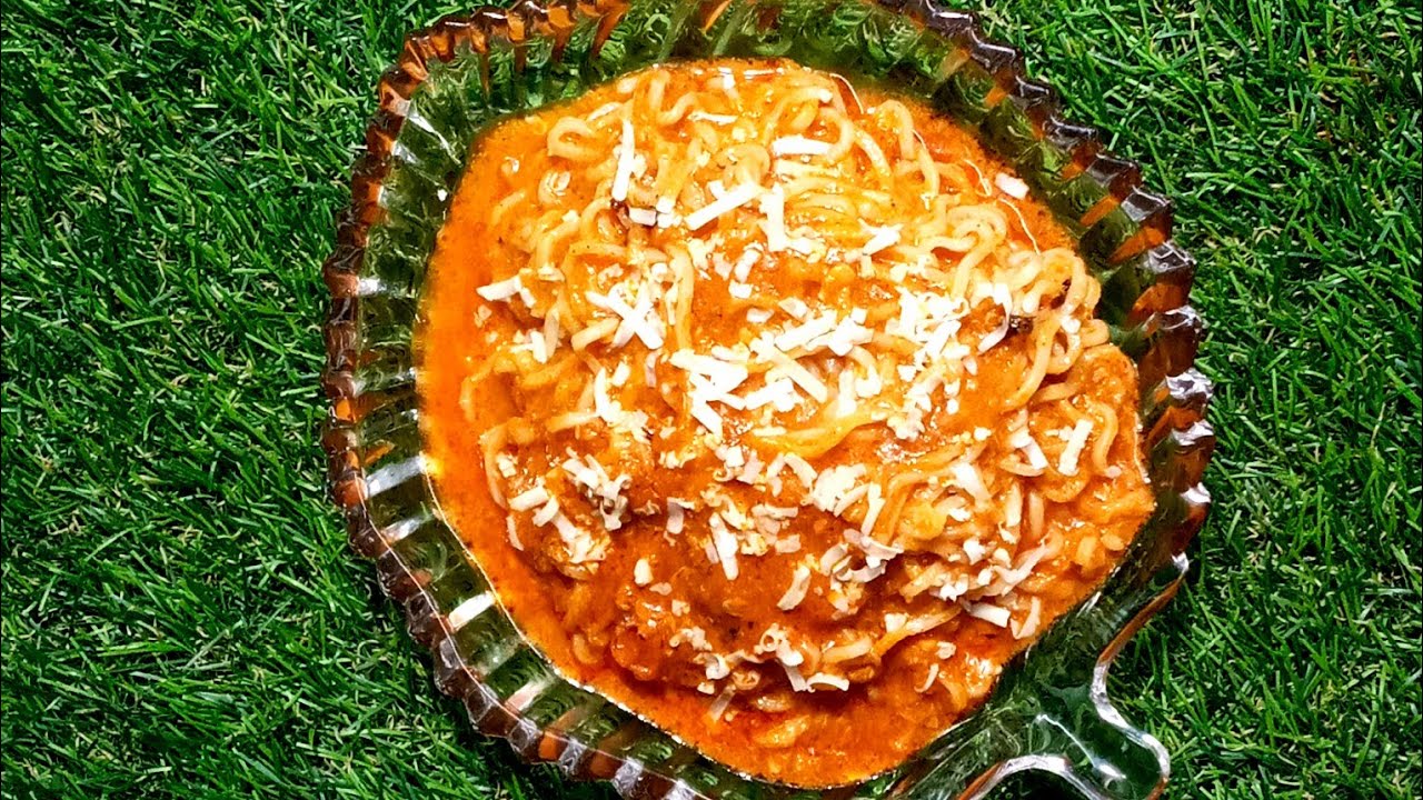 HOW TO MAKE BUTTER MASALA MAGGI| MAGGI IN CREAMY SAUCE GRAVY| MAGGI ...