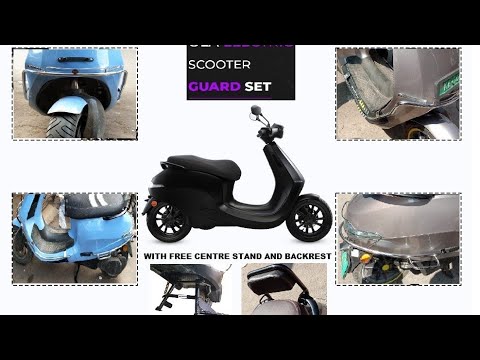 ola s1 and s1 pro stainless Steel Guard back rest centre stand at ...