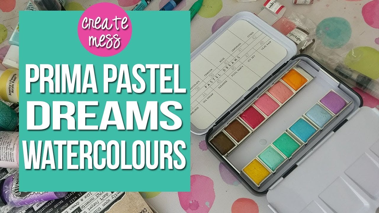 Prima Watercolours "Pastel Dreams" Review - YouTube
