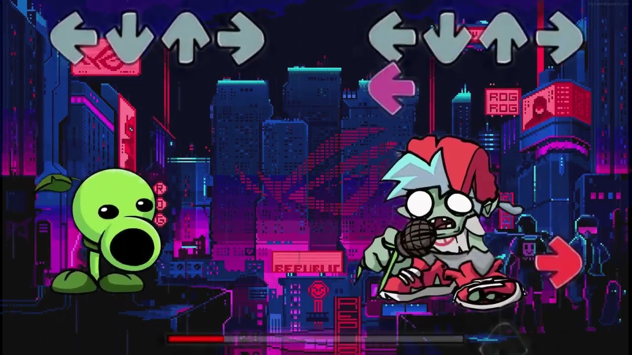 FNF PLANT VS ZOMBIE BOYFRIEND!! Short And Sweet!! - YouTube