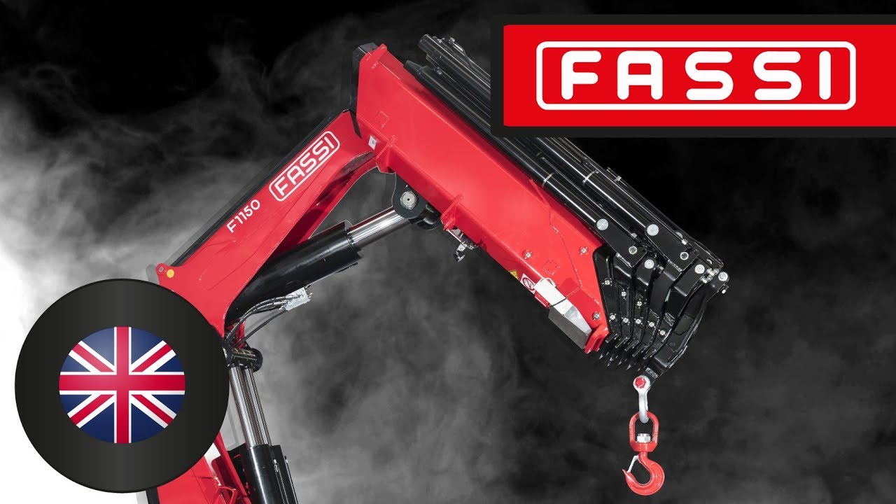 The Fassi F1150RA crane: a completely new model - YouTube