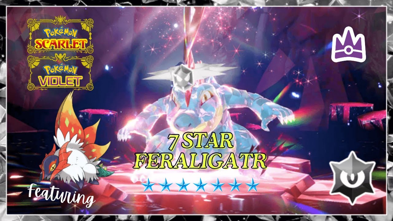 Slither Wing - SOLO 7 Star Feraligatr Tera Raid in Pokemon Scarlet ...