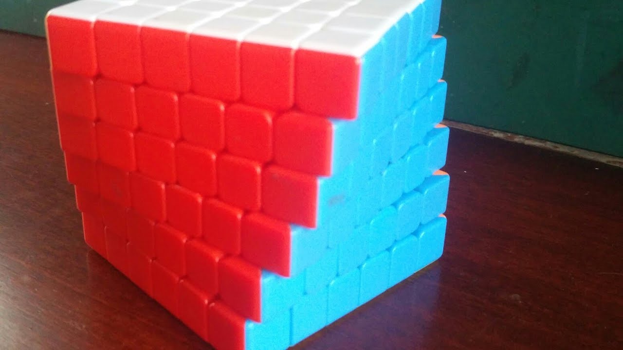 Solved the 6x6 cube Finishing moves 😁 - YouTube