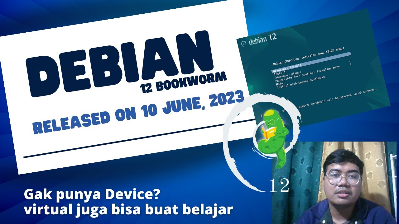 Debian 12 bookworm : Install - YouTube