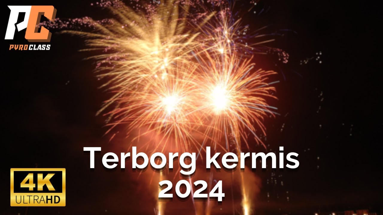 Vuurwerkshow - Terborg kermis 2024 - YouTube