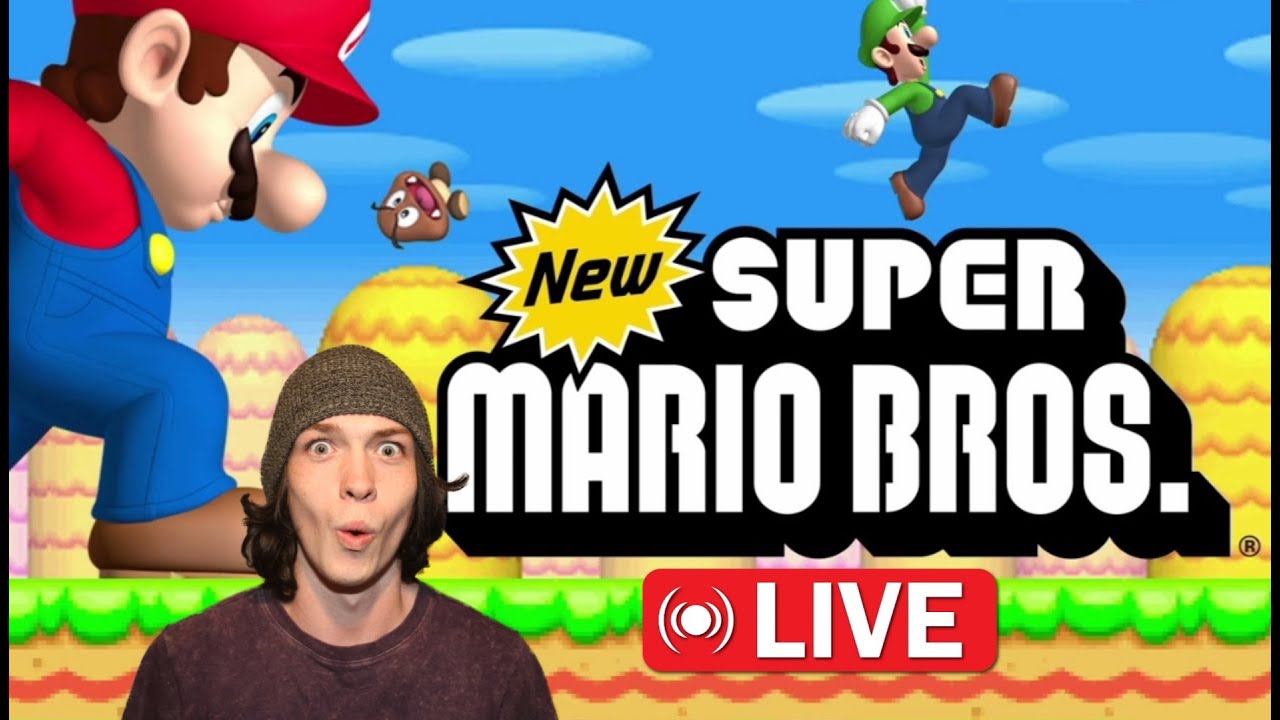 🔴 NEW SUPER MARIO BROS. with Chris [Theo on commentary] - YouTube