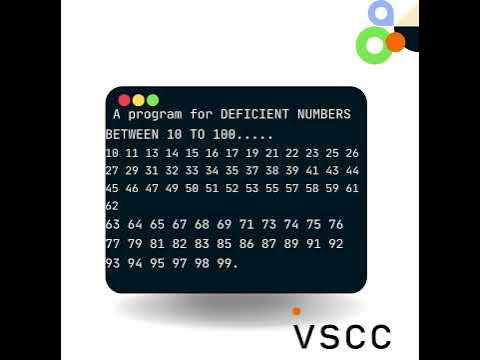 DEFICIENT NUMBER IN JAVA - YouTube