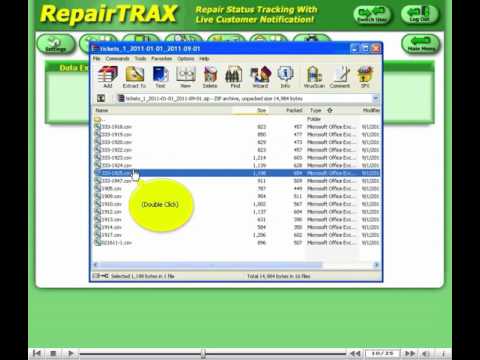 Exporting Your Repair Tickets and Customers with RepairTRAX Repair Shop ...