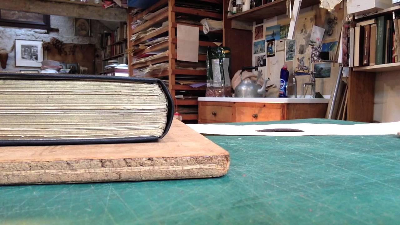 professional practice book binding - YouTube