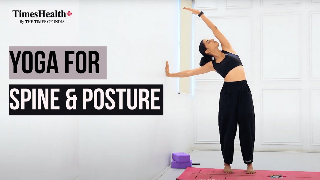 Yoga for Back, Spine & Posture | Parshva Tadasana & Ardha Chakrasana ...