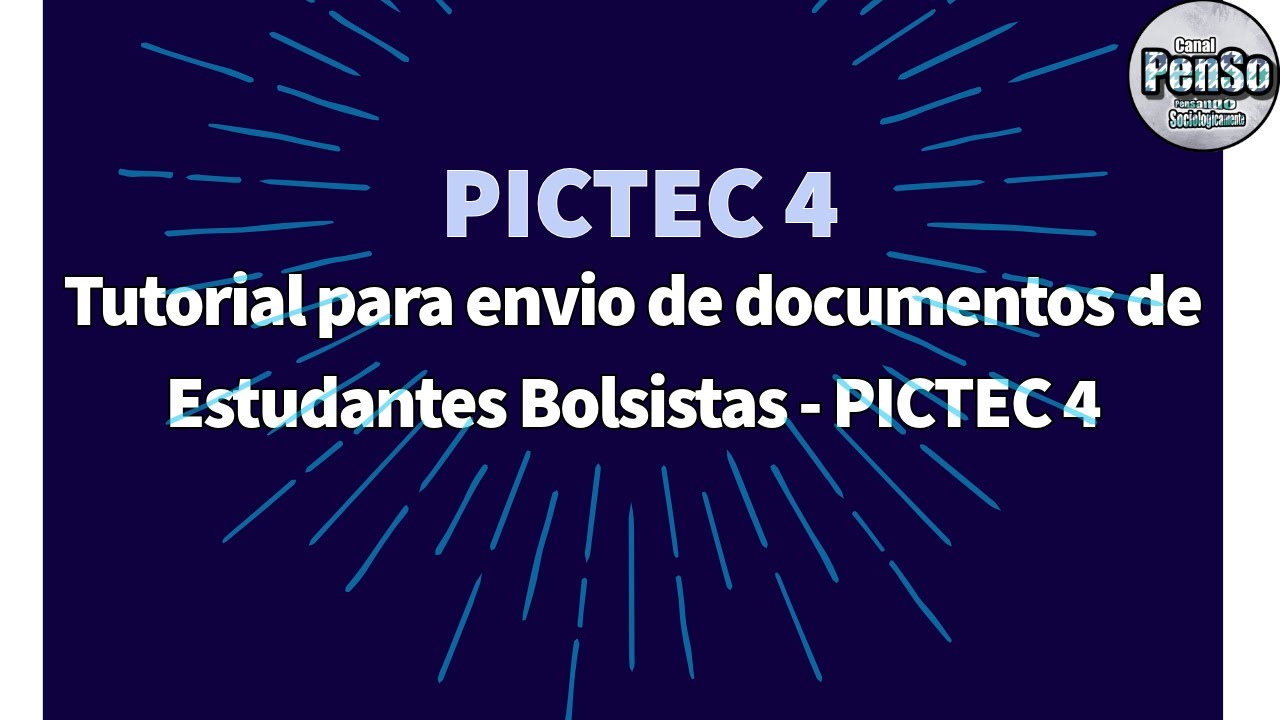 Tutorial para envio de documentos de Estudantes Bolsistas - PICTEC 4 ...