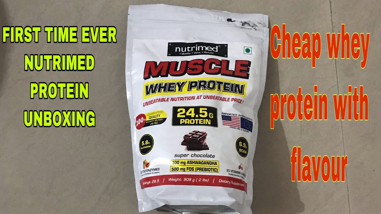 Sabse sasta whey protein sirf 1100 rs me with flavour - YouTube