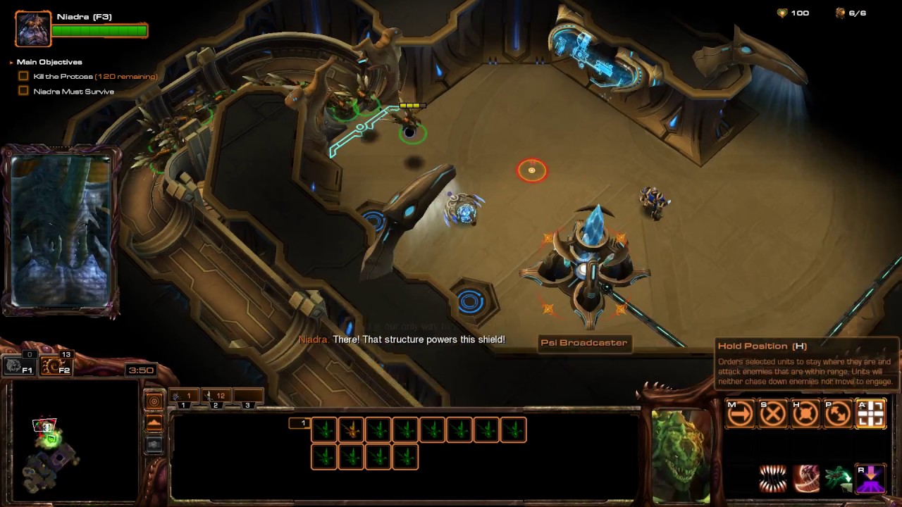 SC2 Heart of the Swarm Mission 06 - Enemy Within - YouTube