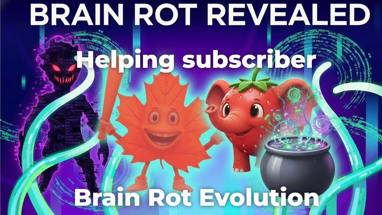 I'm Helping a Subscriber LEVEL Up in Brain Rot Evolution - YouTube
