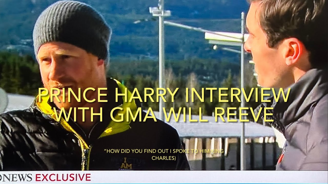 Prince Harry’s interview with GMA Will Reeve 💕 - YouTube